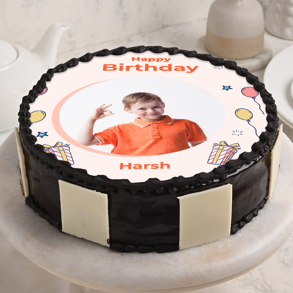 Buy Heart Shaped Photo Cake-Hearty Delight Cake