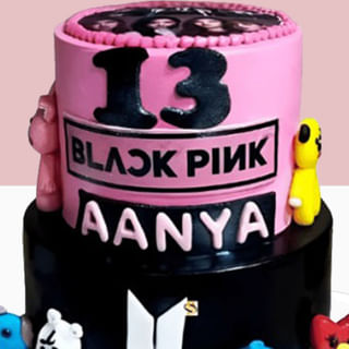 Blackpink Cakes | Order Black Pink Theme Cakes Online