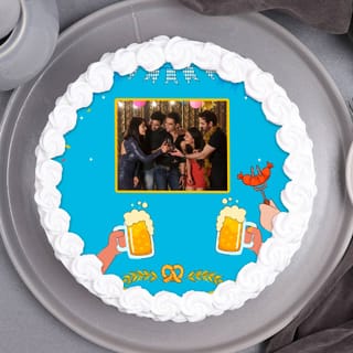 Beer Cakes Online | Beer Theme Cake | Free Shipping