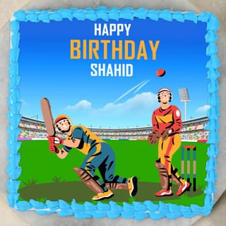 Cricket Cakes | Order Cricket Theme Cakes Online for Cricket Lovers