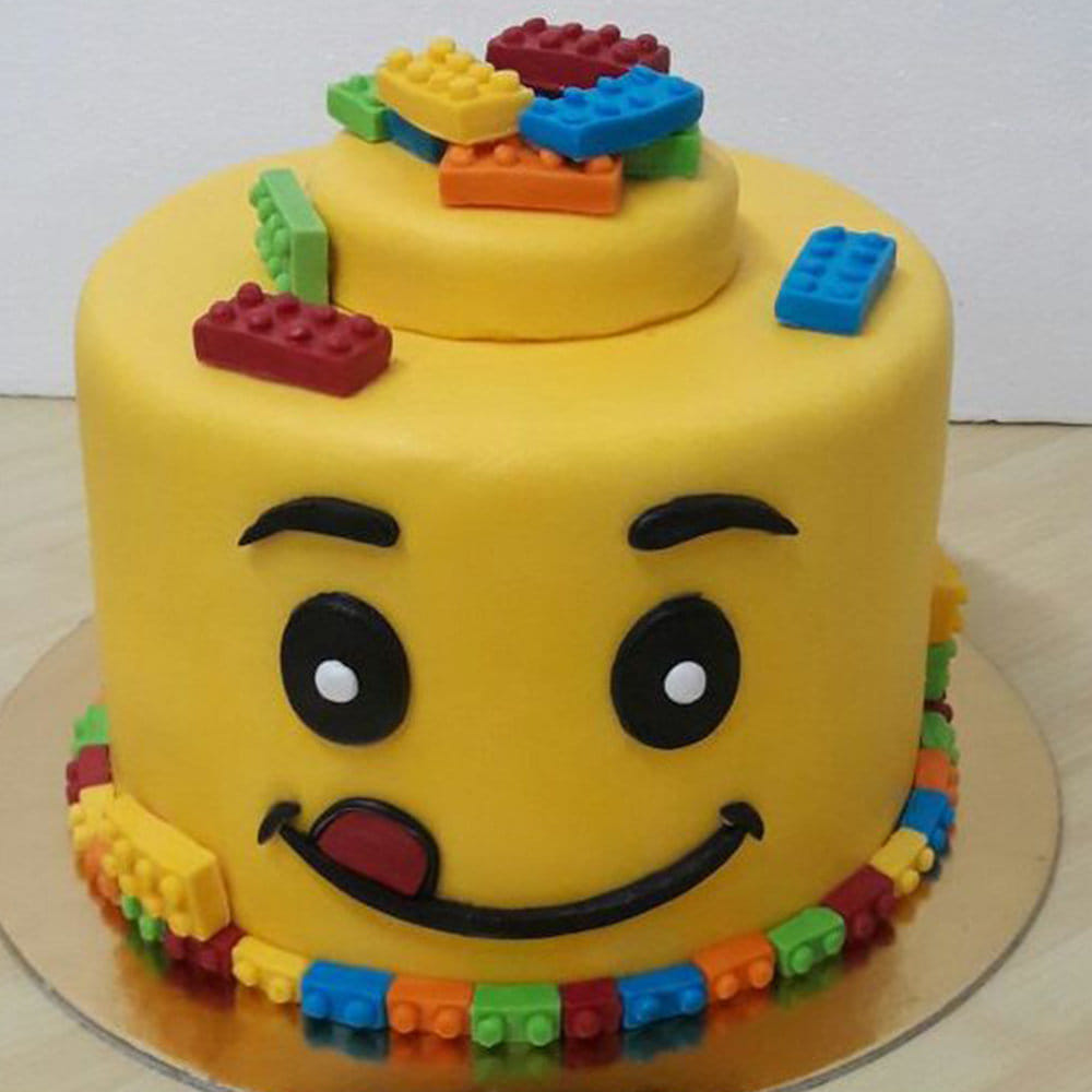 Buy Cute Lego Fondant Cake-Cute Lego Cake