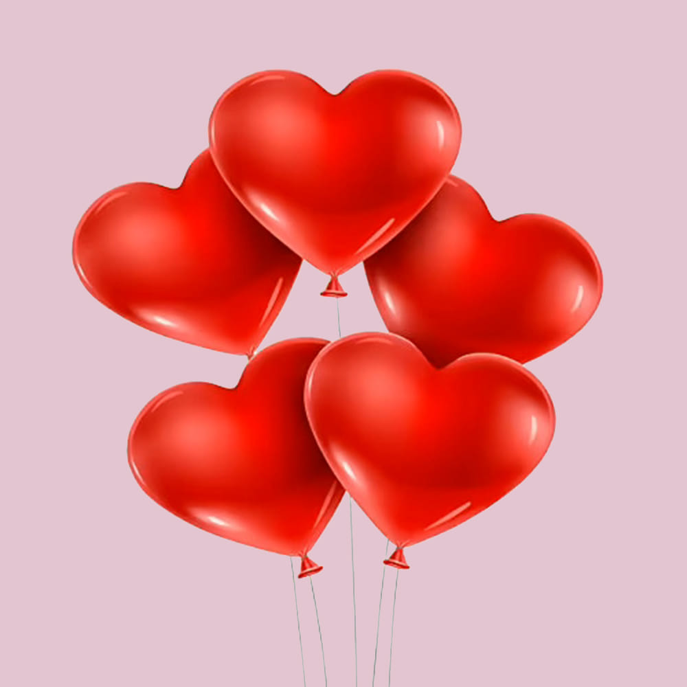 Buy null-Deflated Heart Balloons 50pcs