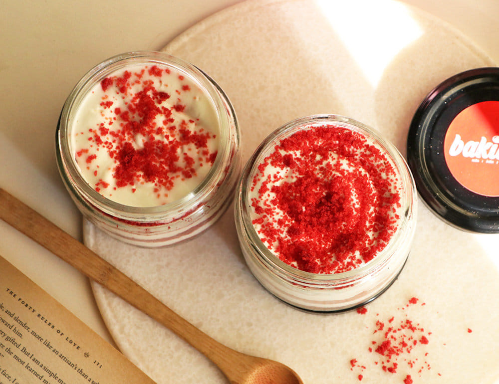 Buy Red Velvet Single Jar Cake-Velvety Blast Cake
