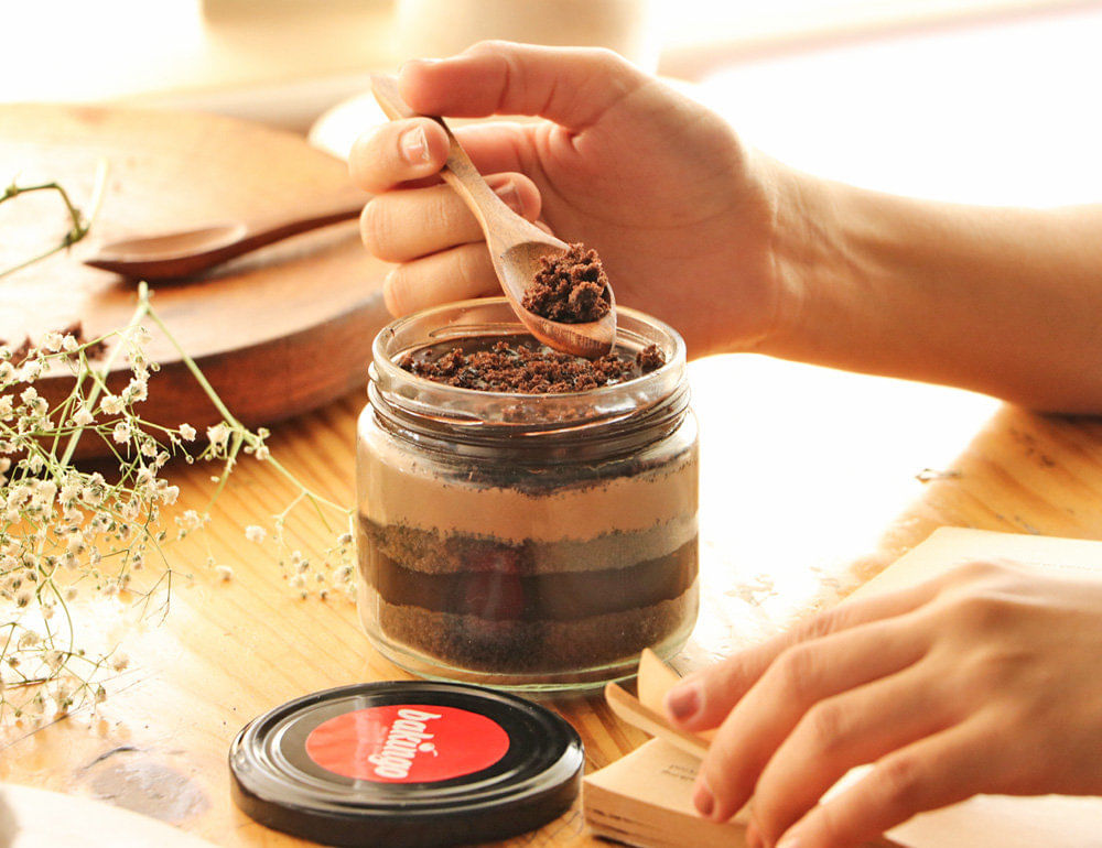 Buy Two Chocolate Mousse Jar Cake-2 Chocolate Mousse Jar Cakes