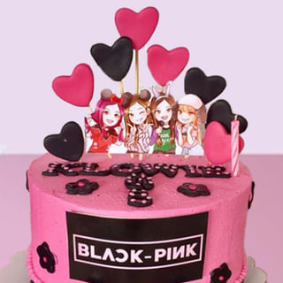 Blackpink Cakes | Order Black Pink Theme Cakes Online