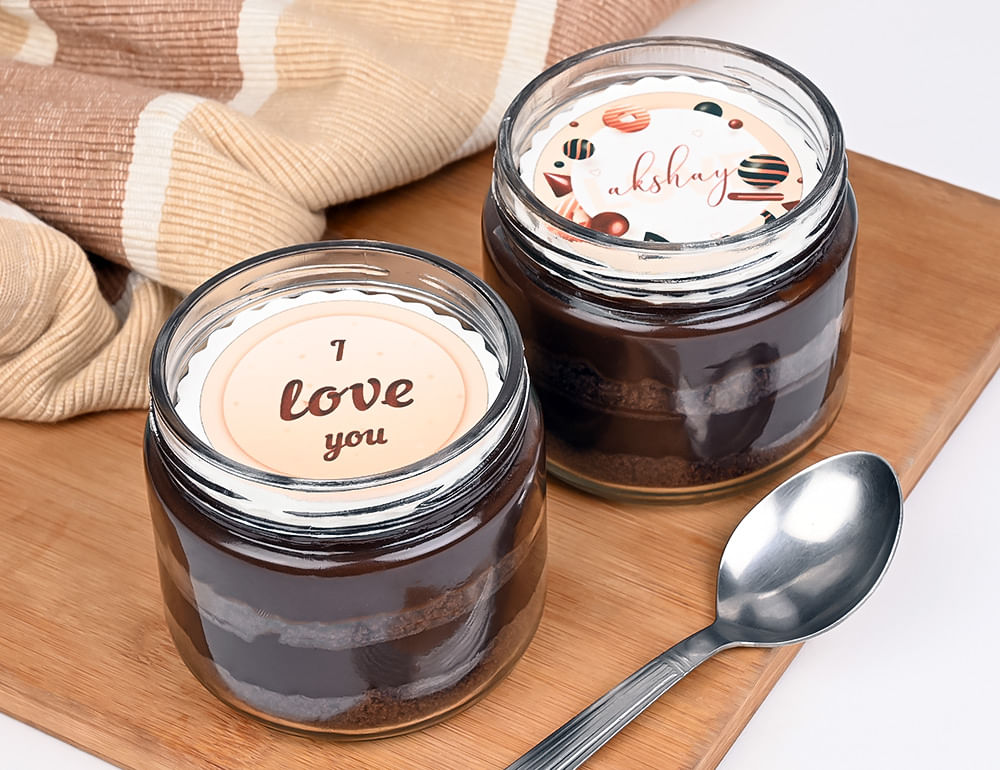 Buy Two Chocolate Mousse Jar Cake-2 Chocolate Mousse Jar Cakes