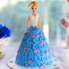 Buy Barbie Doll Cream Cake-Princess Barbie Cake