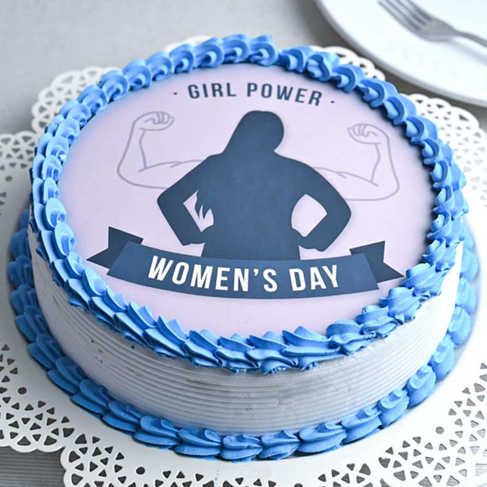 Buy Flavoursome Girl Power Women's Day Cake-Girl Power Photo Cake