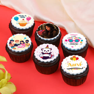Personalised Cupcakes | Order Photo Cupcakes Online | Free Delivery
