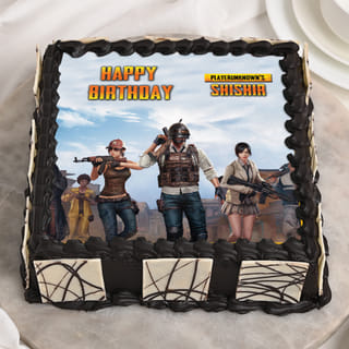 PUBG Cakes Online For PUBG Lovers | Order PUBG Photo Cake