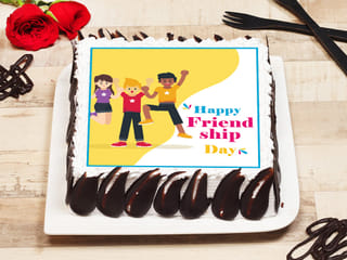 Friendship Day Cake With Name | Send Happy Friendship Day Cake Online